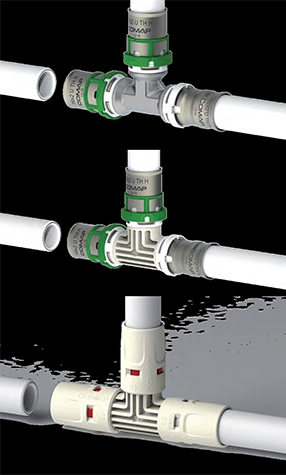 Tubes multicouches et raccords Multiskin de Comap